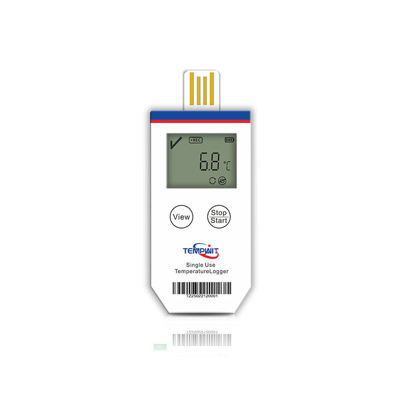 Temp Tag-1D Single Use Temperature Data Logger with LCD display – Tempwit